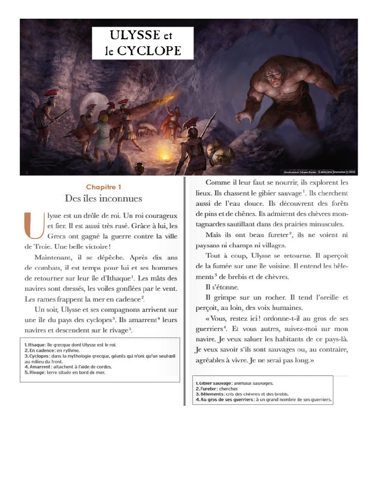 3 Ulysse Et Le Cyclope | PDF