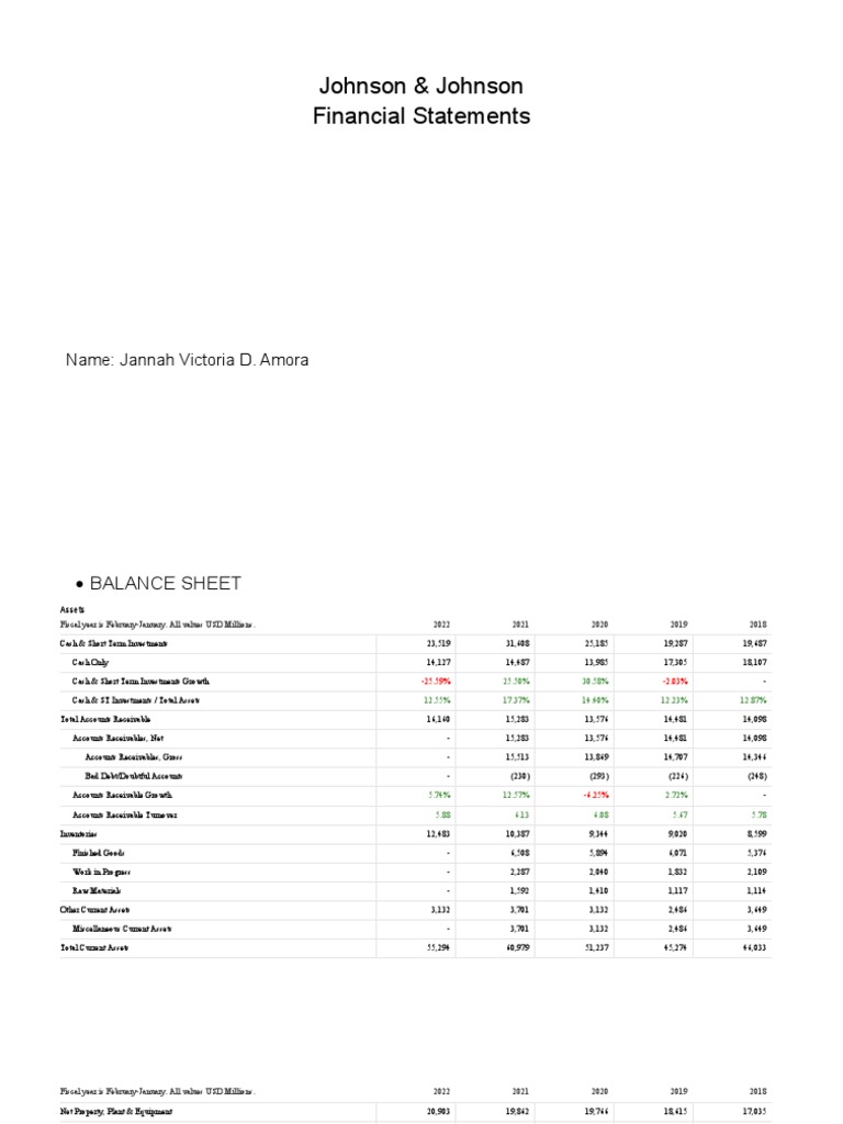 Johnson | PDF | Equity (Finance) | Expense