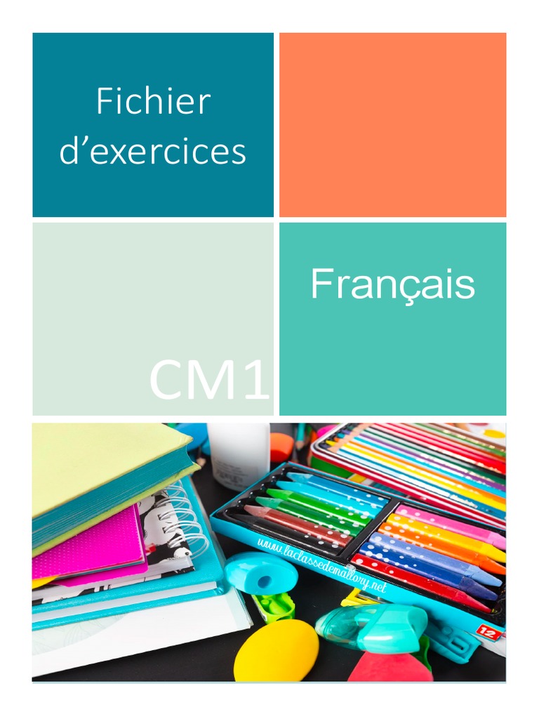 Exercices de français CM1 à imprimer | PDF | Méthodes et références ...
