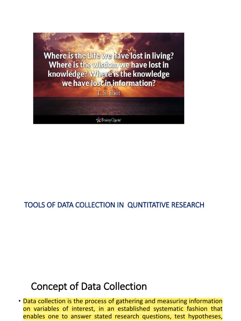Data Collection Tools in Qualitative Research | PDF | Data Collection ...