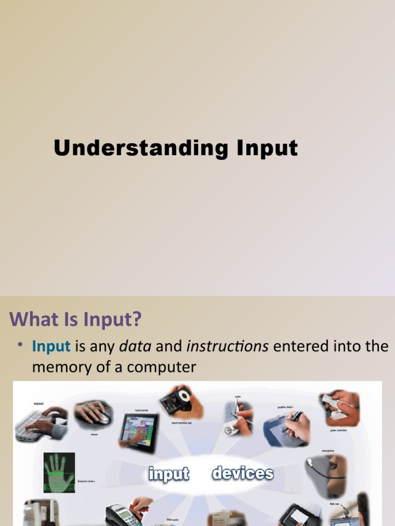 4 Understanding Input | PDF | Computer Keyboard | Cursor (User Interface)