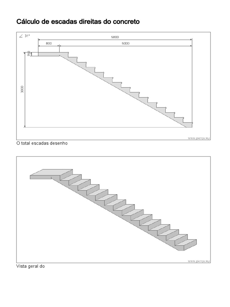 Calculo Escada | PDF