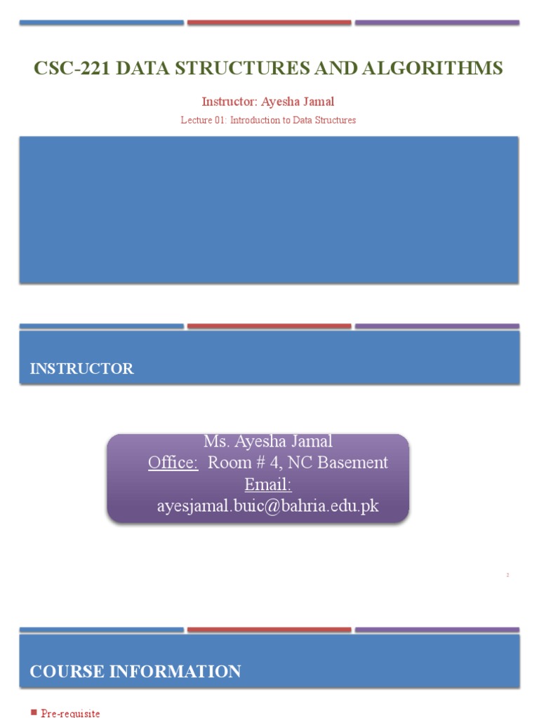 CSC 221 Intro To DSA - Arrays 23022023 111731am | PDF | Data Type | Algorithms