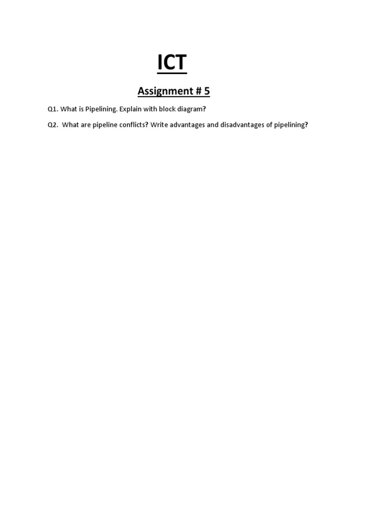 ICT Assignment #5 PDF | PDF