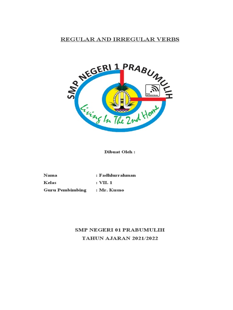 Regular And Irregular Verbs Pdf