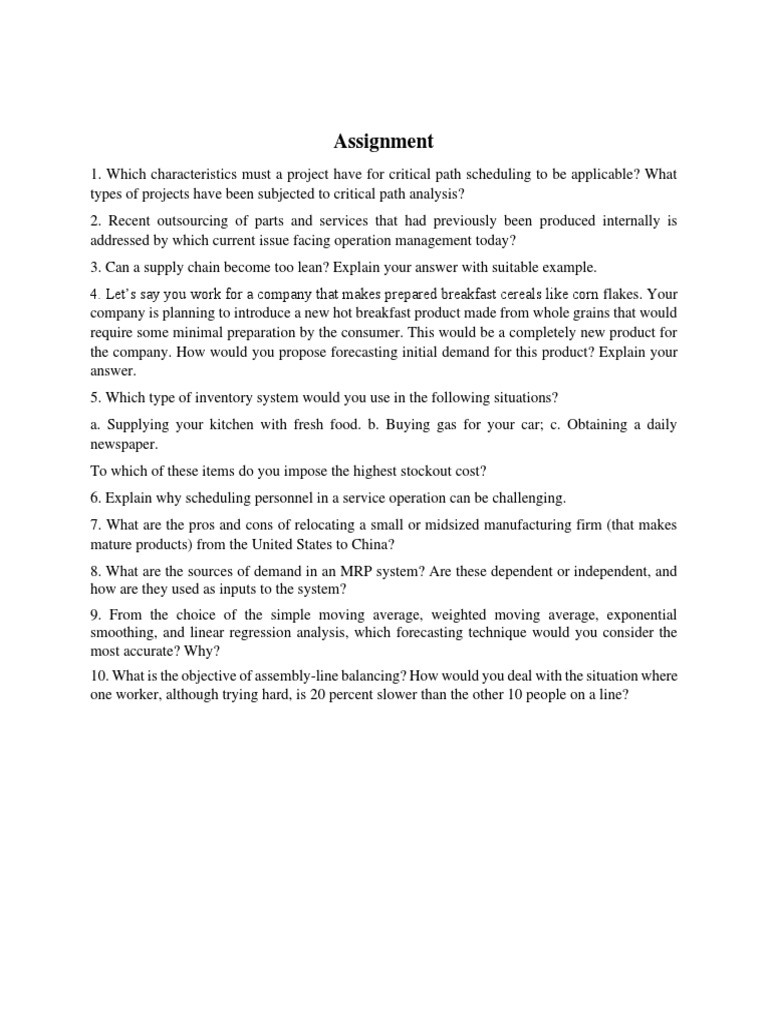 Assignment 512 | PDF