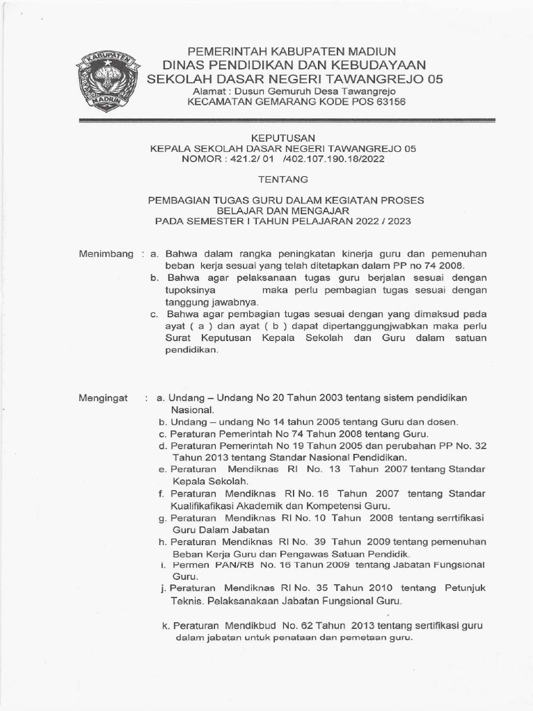 SK PBM SMT 1 2022-2023. | PDF