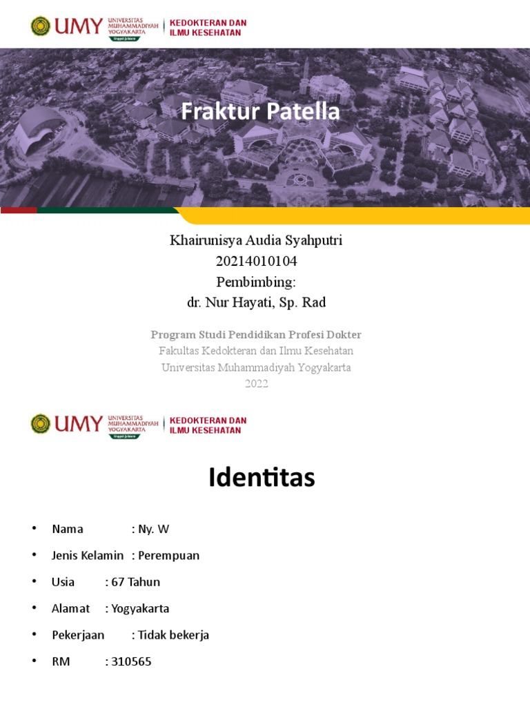 Fraktur Patella | PDF