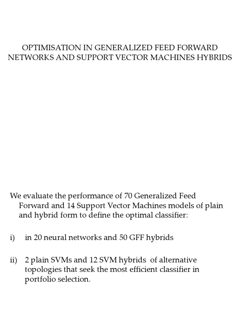 GFF & SVM - CSCI 2021 SCR | PDF | Support Vector Machine | Systems Science GFF & SVM - CSCI 2021 SCR | PDF | Support Vector Machine | Systems Science