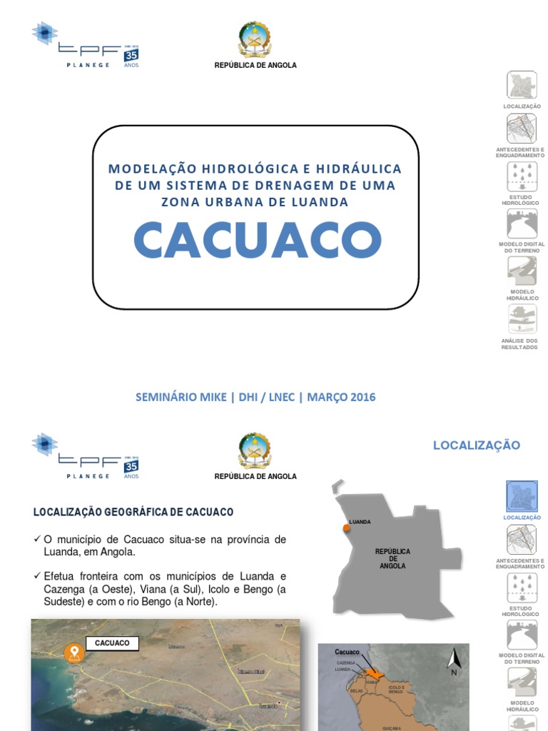 Modelagem Hidrológica em Cacuaco | PDF | Enchente | Mecânica dos fluidos