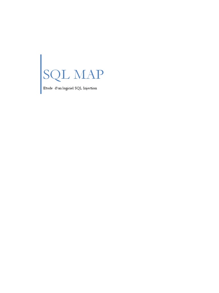 Analyse de SQLMap pour Injection SQL | PDF | SQL | Python (Langage de ...