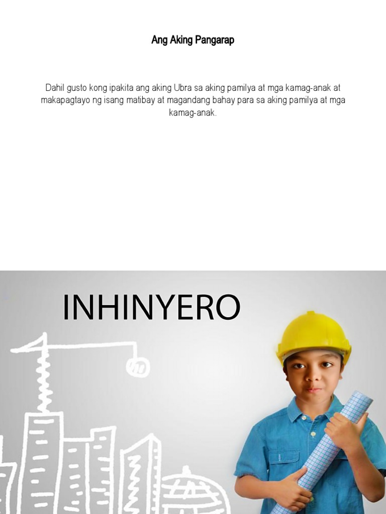 Ang Aking Pangarap | PDF