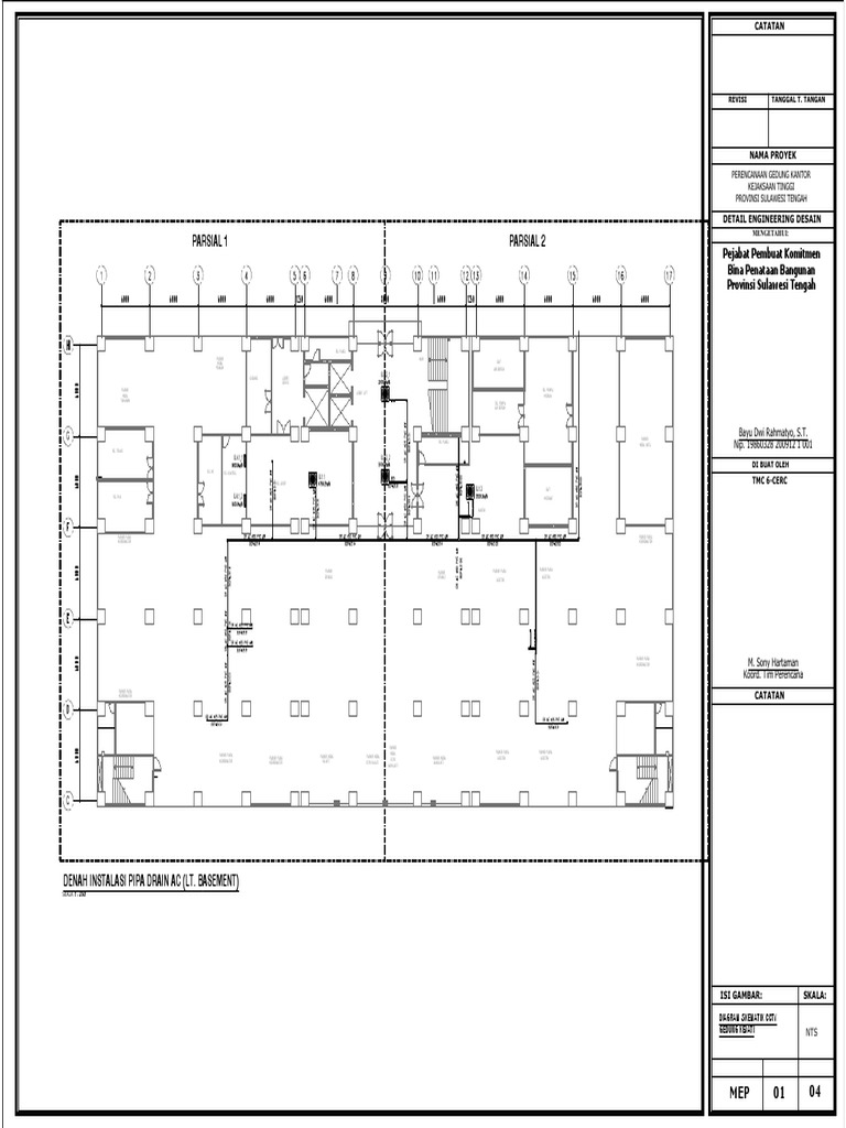 02.INST PIPA DRAIN AC LT BASEMENTR2-Layout3-Layout1 PDF | PDF