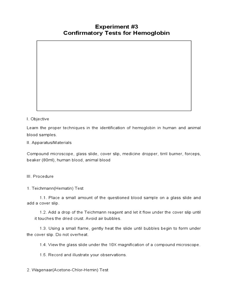 Experiment 3 | PDF | Crystallization | Blood