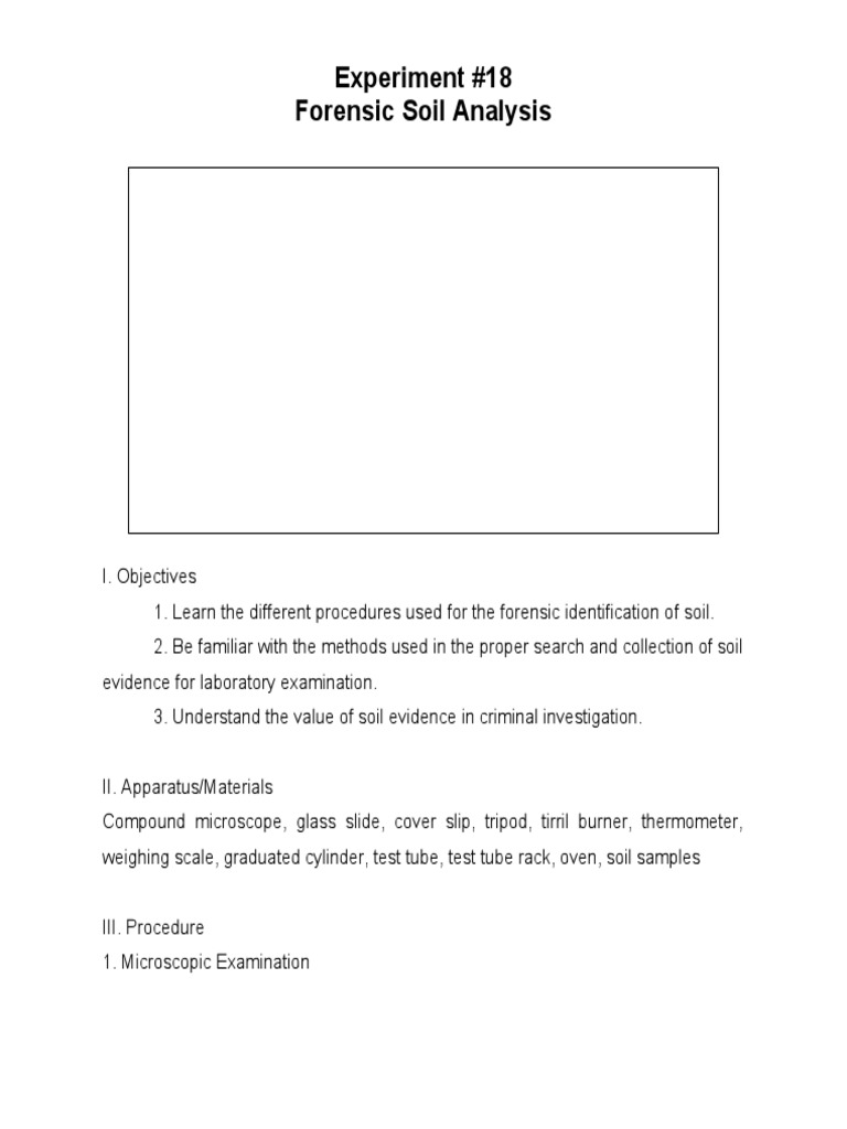 Experiment 18 | PDF | Crime Scene | Physical Sciences