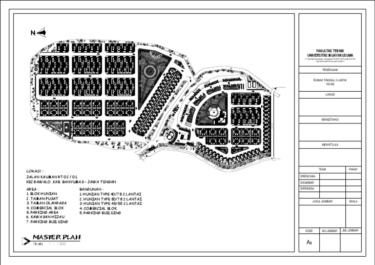 Master Plan Perumahan Bungur | PDF