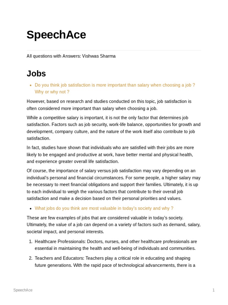 SpeechAce .Answerspdf | PDF | Nursing | Leadership