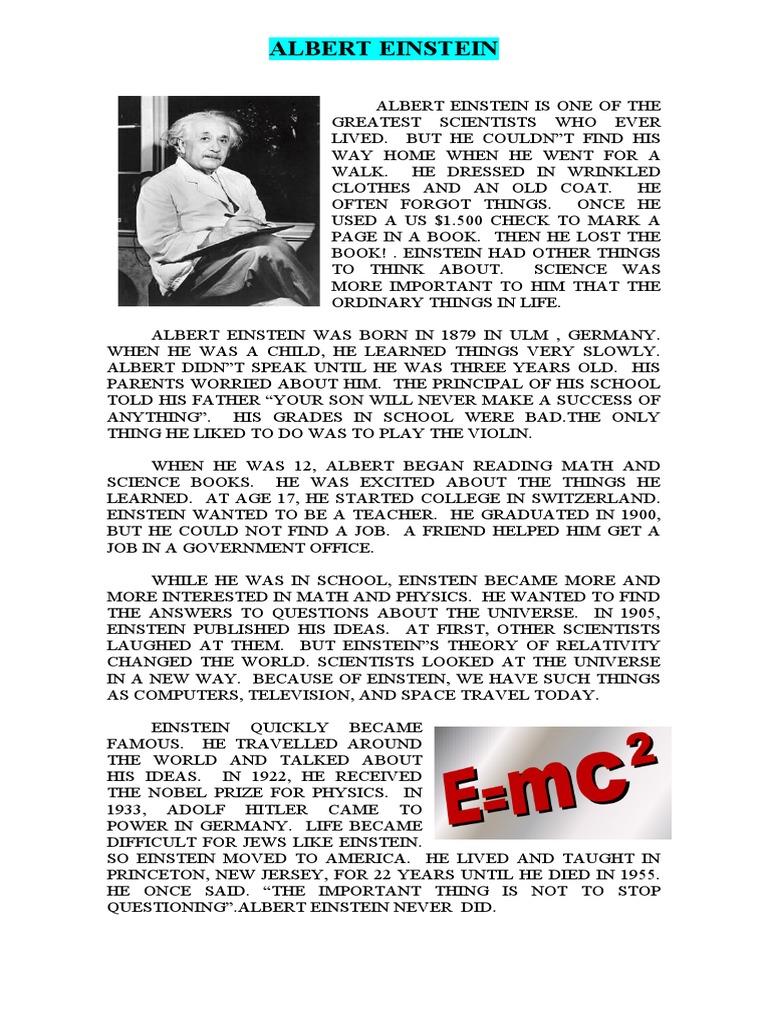 Reading Einstein | Download Free PDF | Albert Einstein