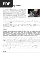 Unitized Group Rations | PDF | Meal | Menu