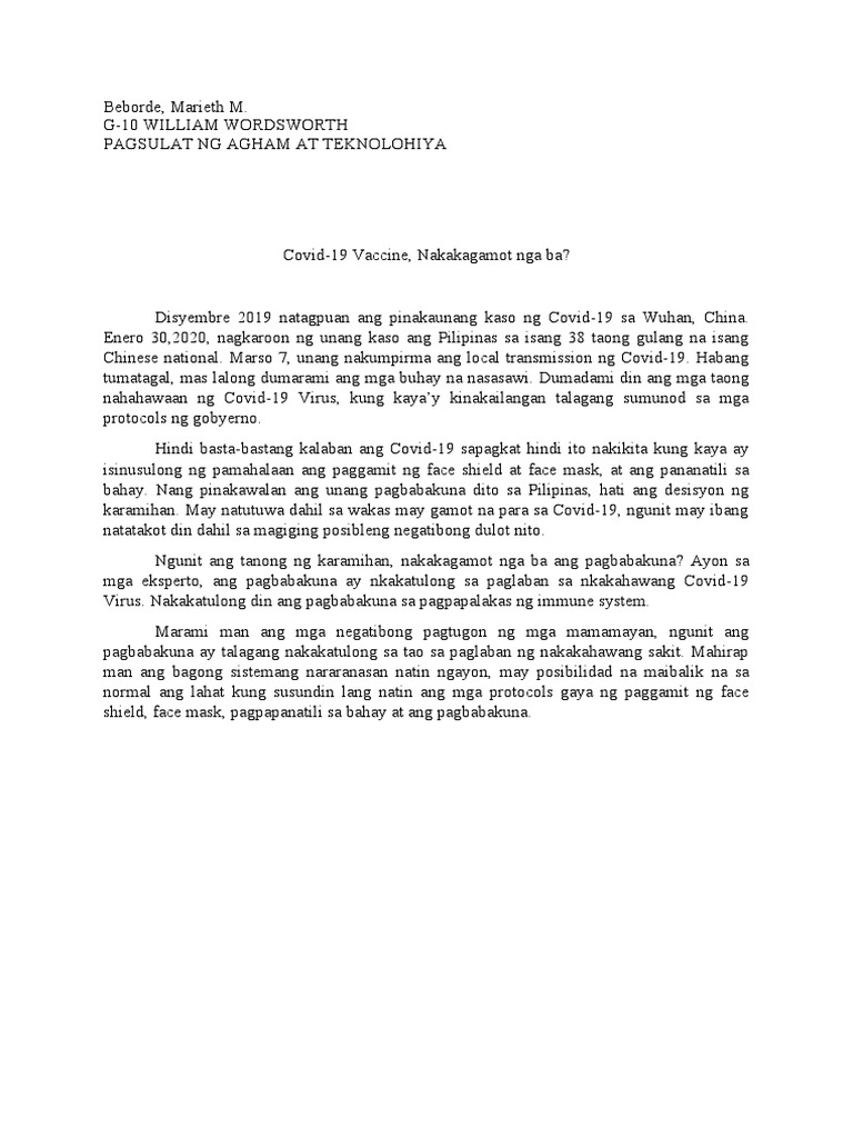 Pagsulat NG Agham at Teknolohiya | PDF