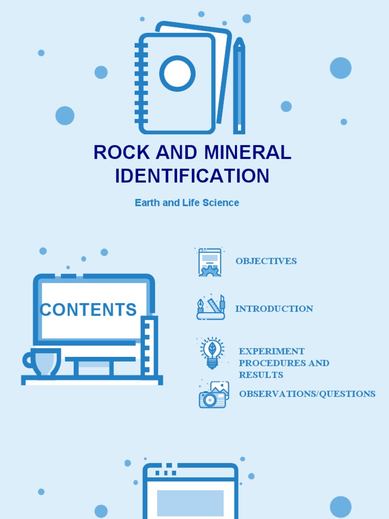 Rocks and Minerals Presentation | PDF | Rock (Geology) | Sandstone