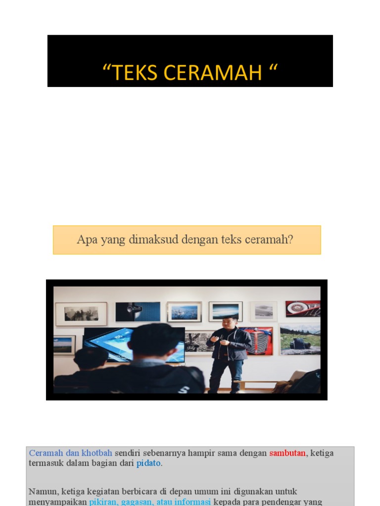 Teks Ceramah | PDF