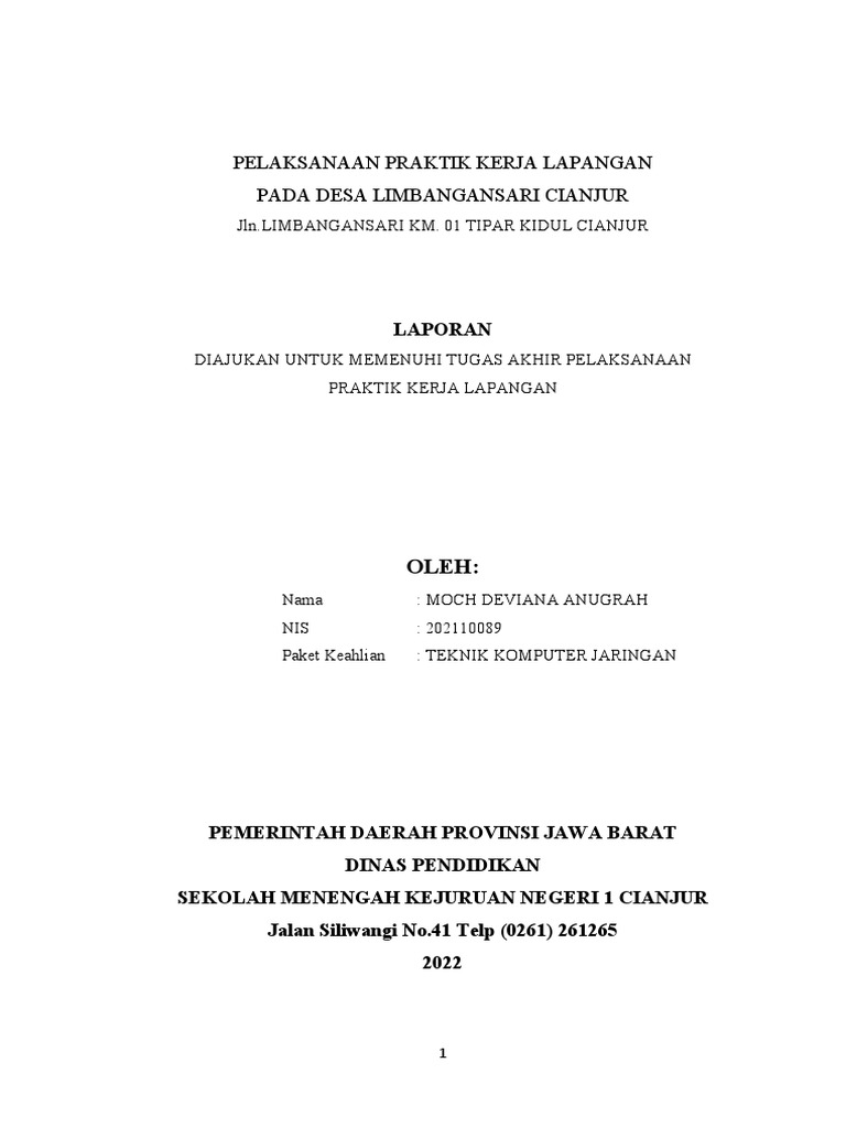 PKL PKL Resi Cek | PDF