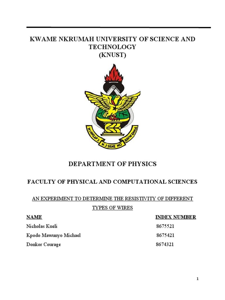 Resistance Of A Wire Lab Report Download Free Pdf Electrical