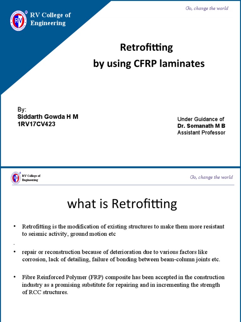 CFRP Retrofitting for Structural Strengthening | PDF | Fibre Reinforced ...