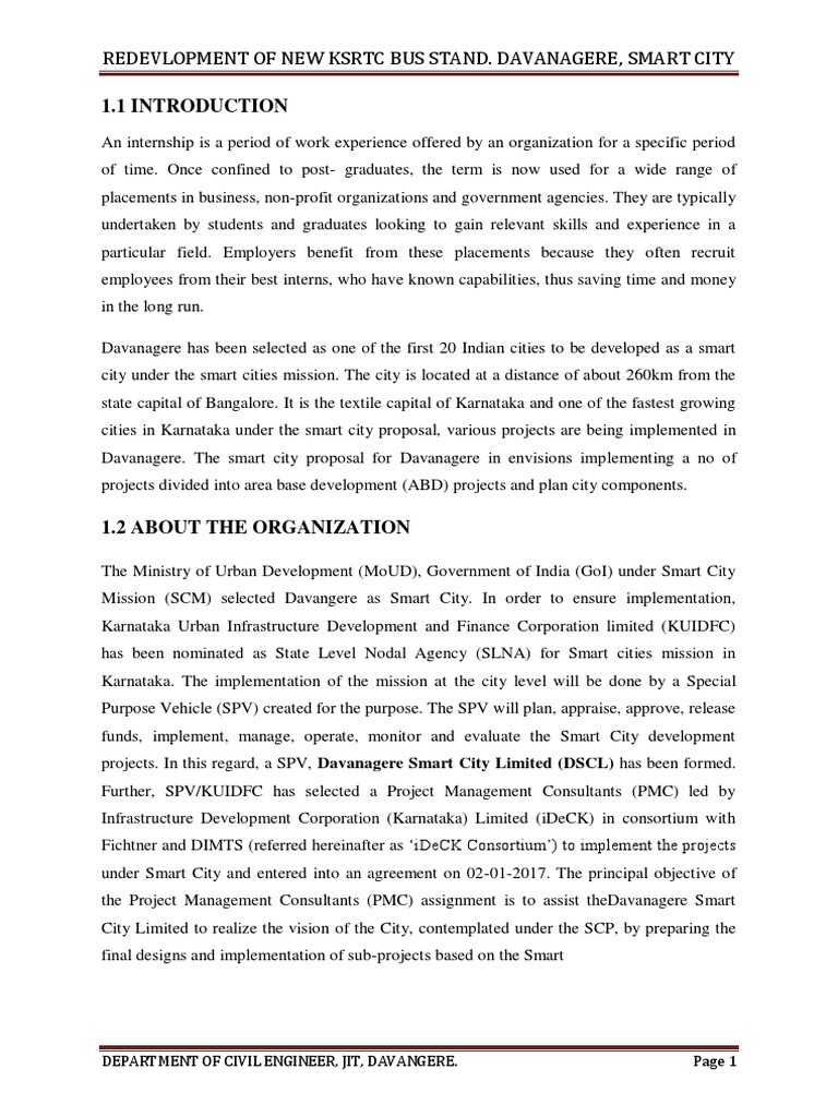 Davangere KSRTC Bus Stand Redevelopment | PDF | Concrete | Beam (Structure)