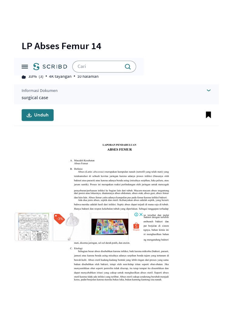 LP Abses Femur 14 - PDF | PDF | Ilmu Sosial | Filsafat