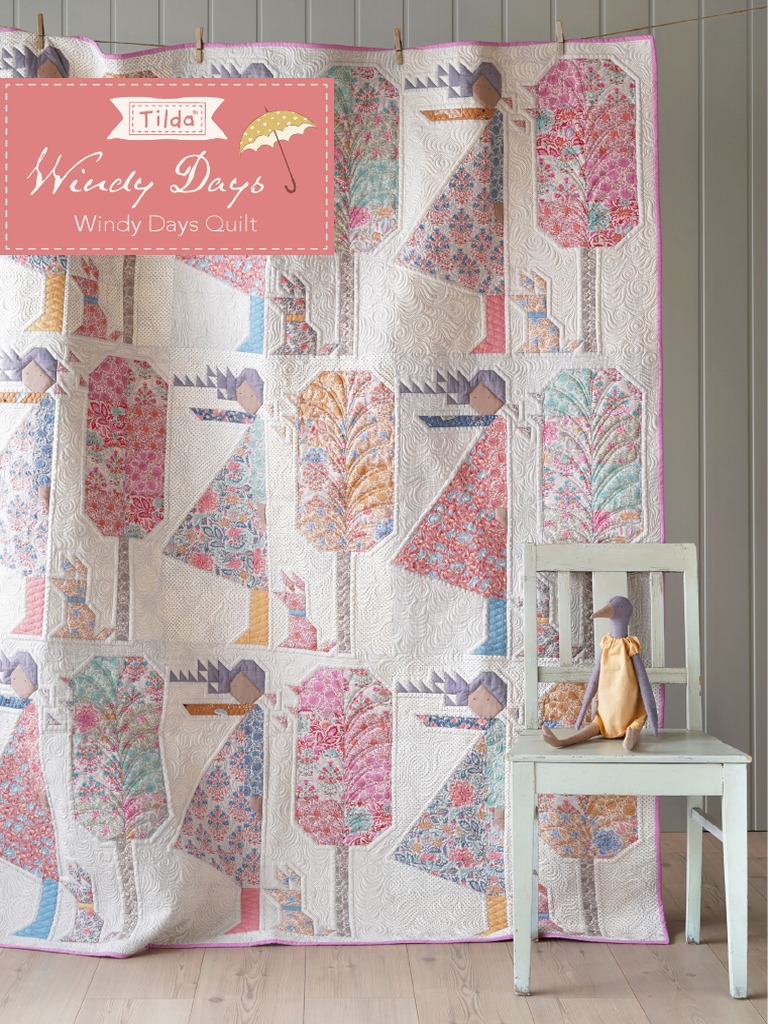 Windy Days Quilt | PDF | Seam (Sewing) | Quilt