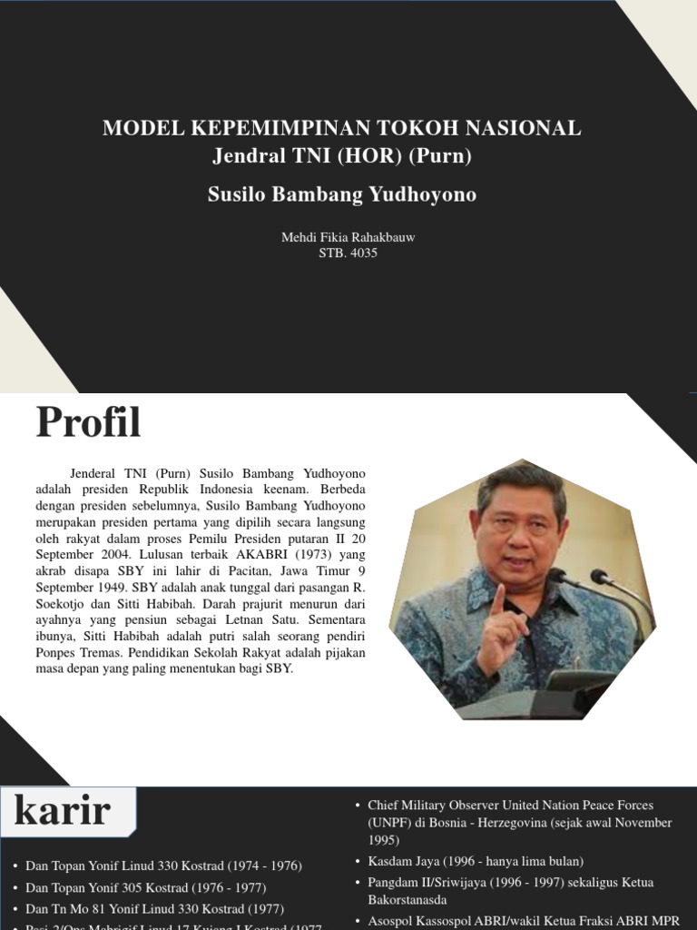 Model Kepemimpinan SBY | PDF