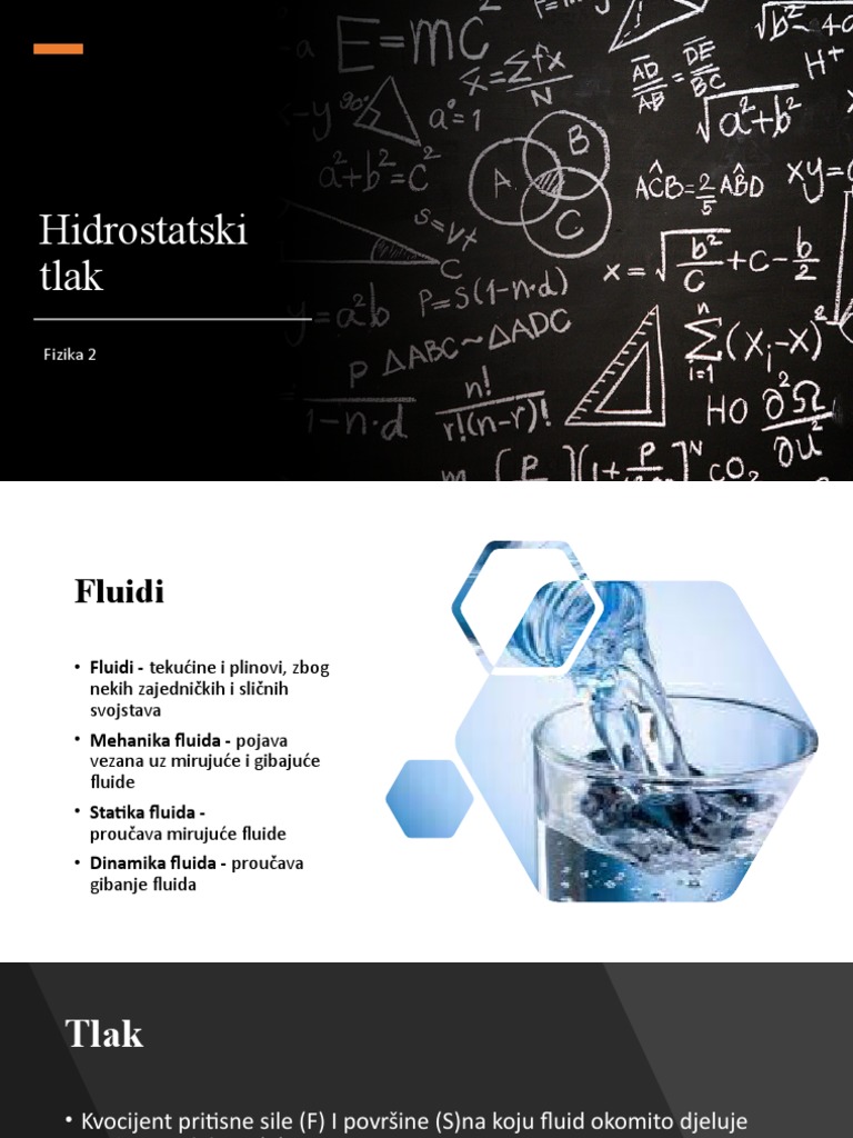 Hidrostatski Tlak | PDF
