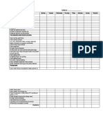 PSF Daily Operations and Cleaning Checklist | PDF | Tableware | Bar