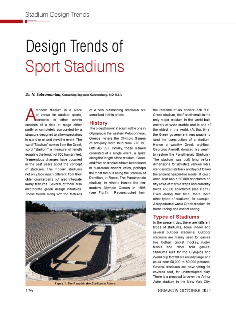 Stadium Design Trends and Innovations | PDF | Stadium