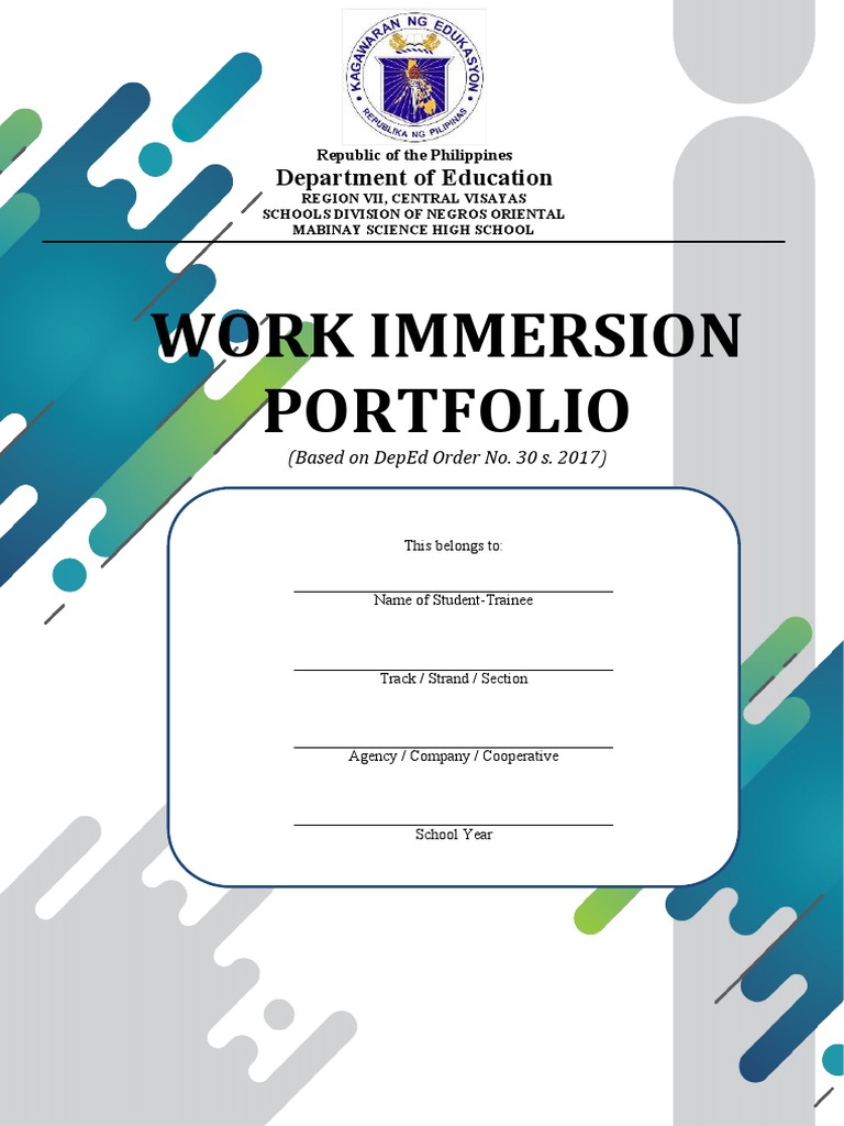 SHS Work Immersion Guide | PDF | Job Interview | Leadership