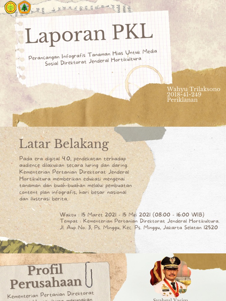 PPT Laporan PKL.pdf | PDF