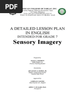Sensory Imagery Lesson Plan for Grades 8-9 | PDF | Senses | Perception