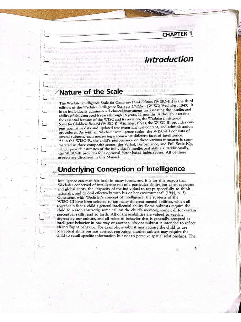 Wisc Iii PDF | PDF
