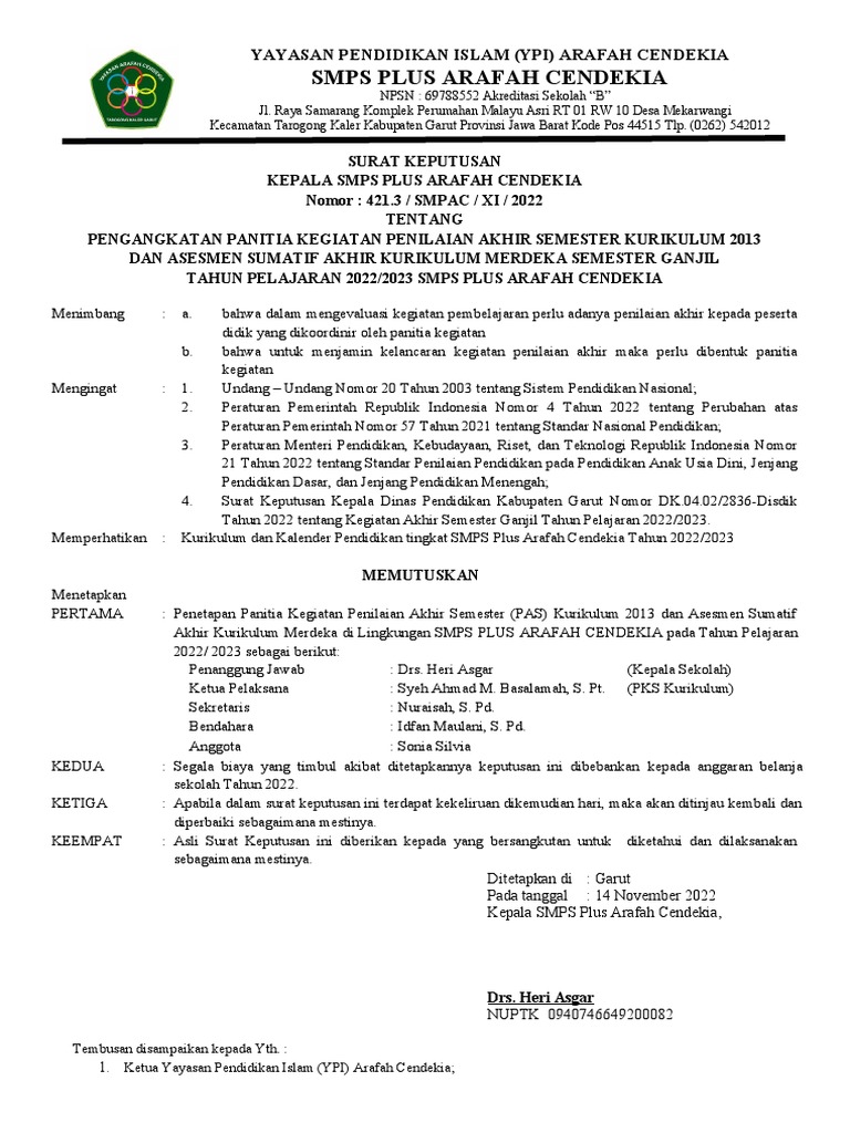 SK PAS 2022 Fiks | PDF