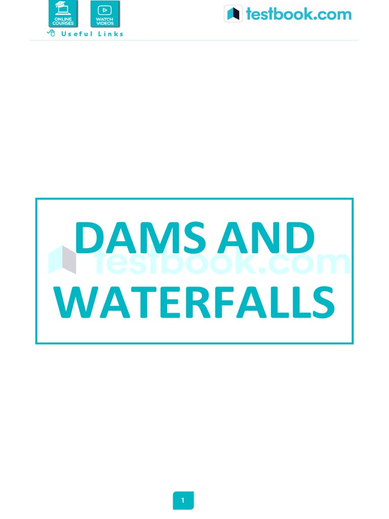 DAMS AND WATERFALLS - English - 1588916943 PDF | PDF | Fluvial Landforms | Physical Geography
