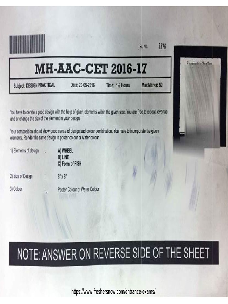 MAH AAC CET Previous Question Papers PDF | PDF