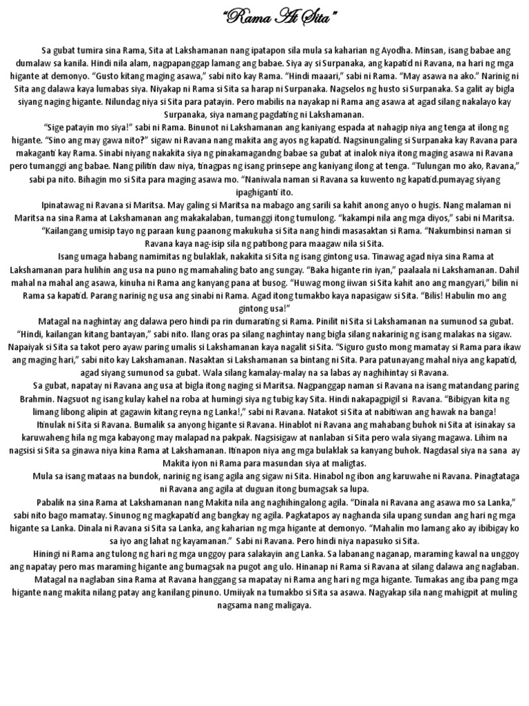 Filipino - Print | PDF