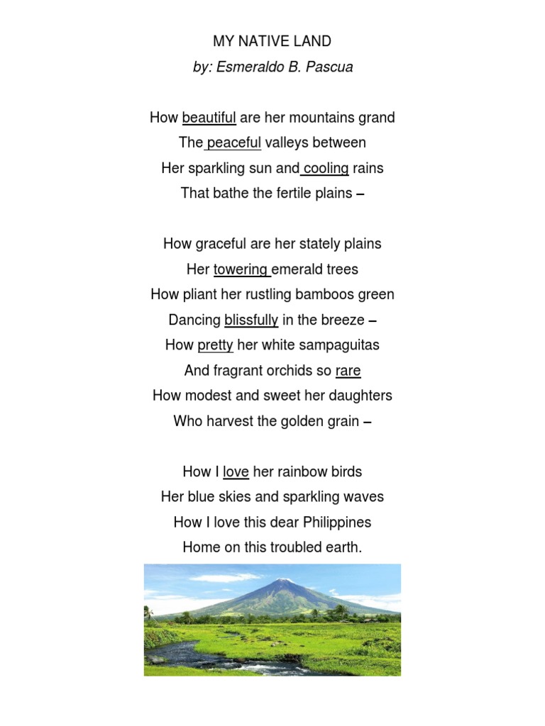 My Native Land | PDF