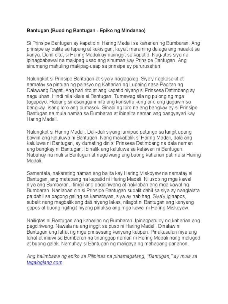 Bantugan | PDF
