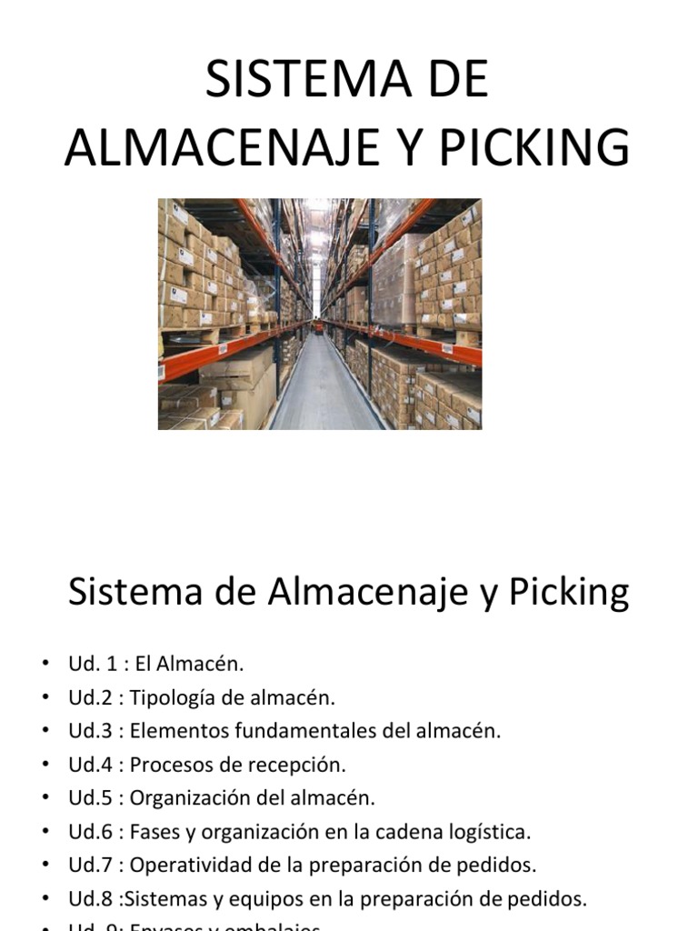1 El Almacen 2 Tipologia de Almacen | PDF | Almacén | aduana