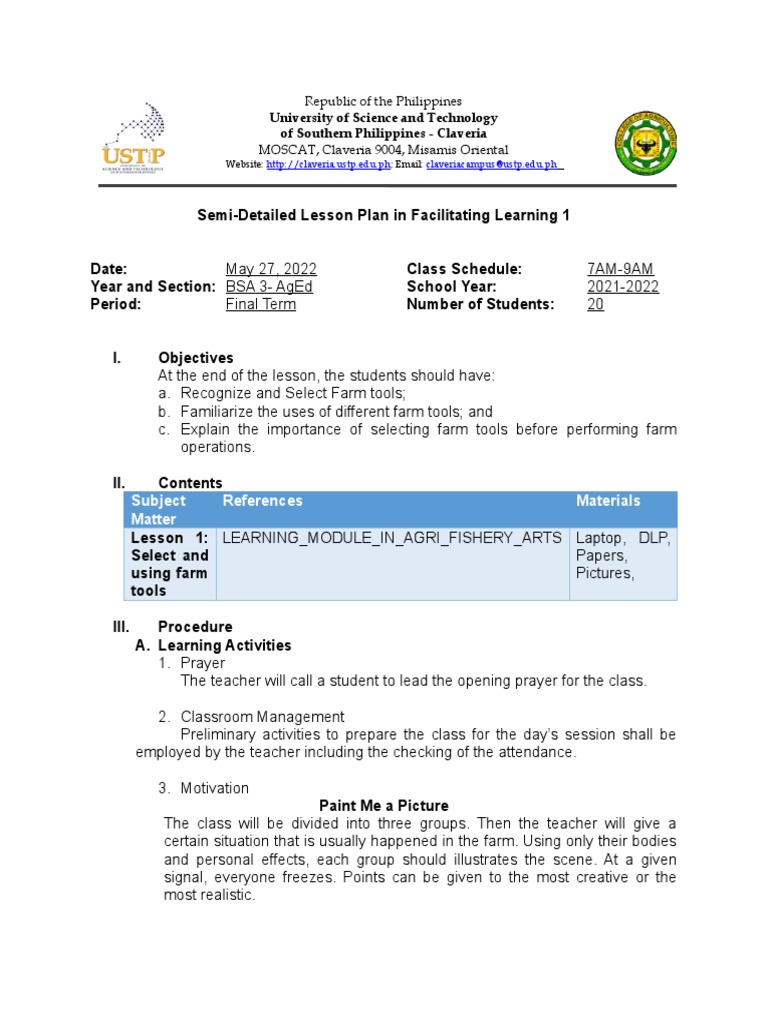 Metacognition Lesson Plan | PDF