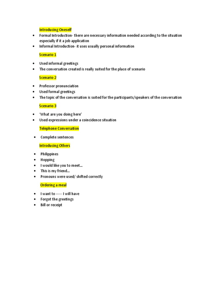 Final Exam - English Conversation | PDF