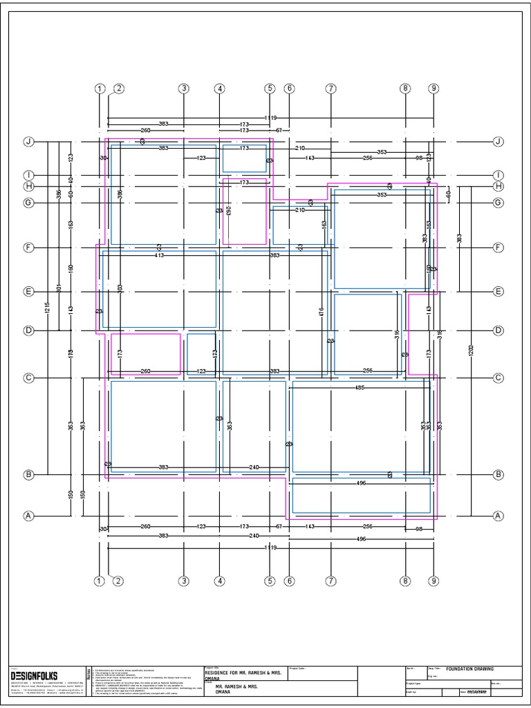 Foundation Drawing PDF | PDF | Real Estate